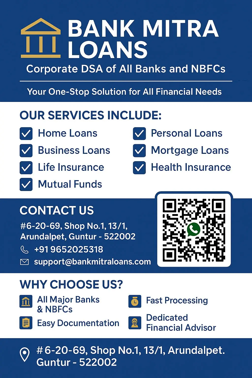 BANK MITRA LOANS - Loan Providers in Guntur, ANDHRA PRADESH | Dookan24